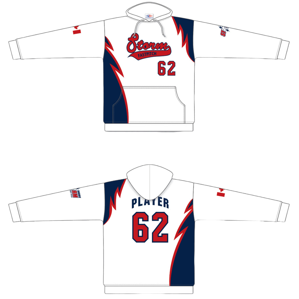 Barrie Storm Athletic Knit Sublimated Hoodie - White – Centretown Sports