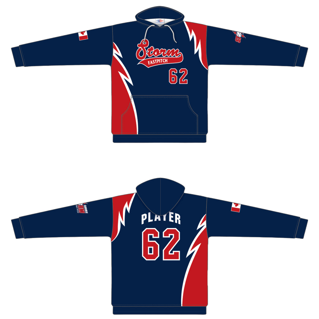 Barrie Storm Athletic Knit Sublimated Hoodie - Navy – Centretown Sports
