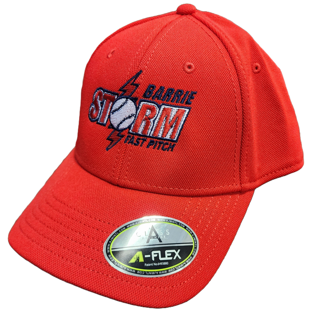 Barrie Storm AJM A-Flex Hat - Red – Centretown Sports